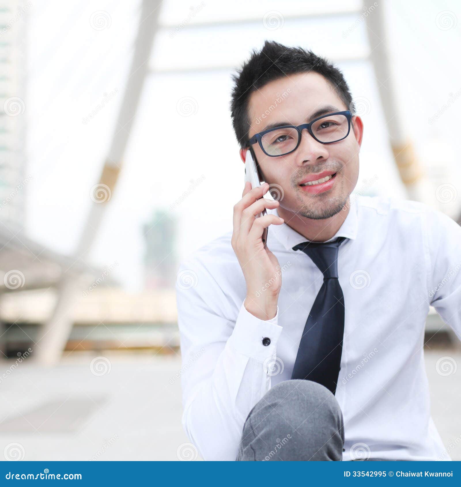 Man Using Mobile Smart Phone Stock Image - Image of people, modern ...