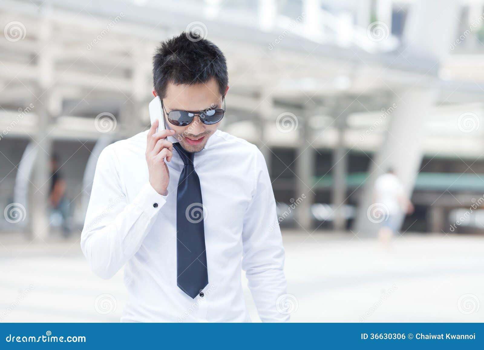 Man Using Mobile Smart Phone Stock Photo - Image of corporate, digital ...
