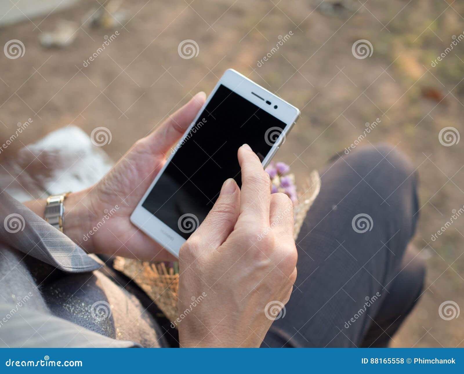Man Using Mobile Smartphone Stock Photo - Image of male, internet: 88165558