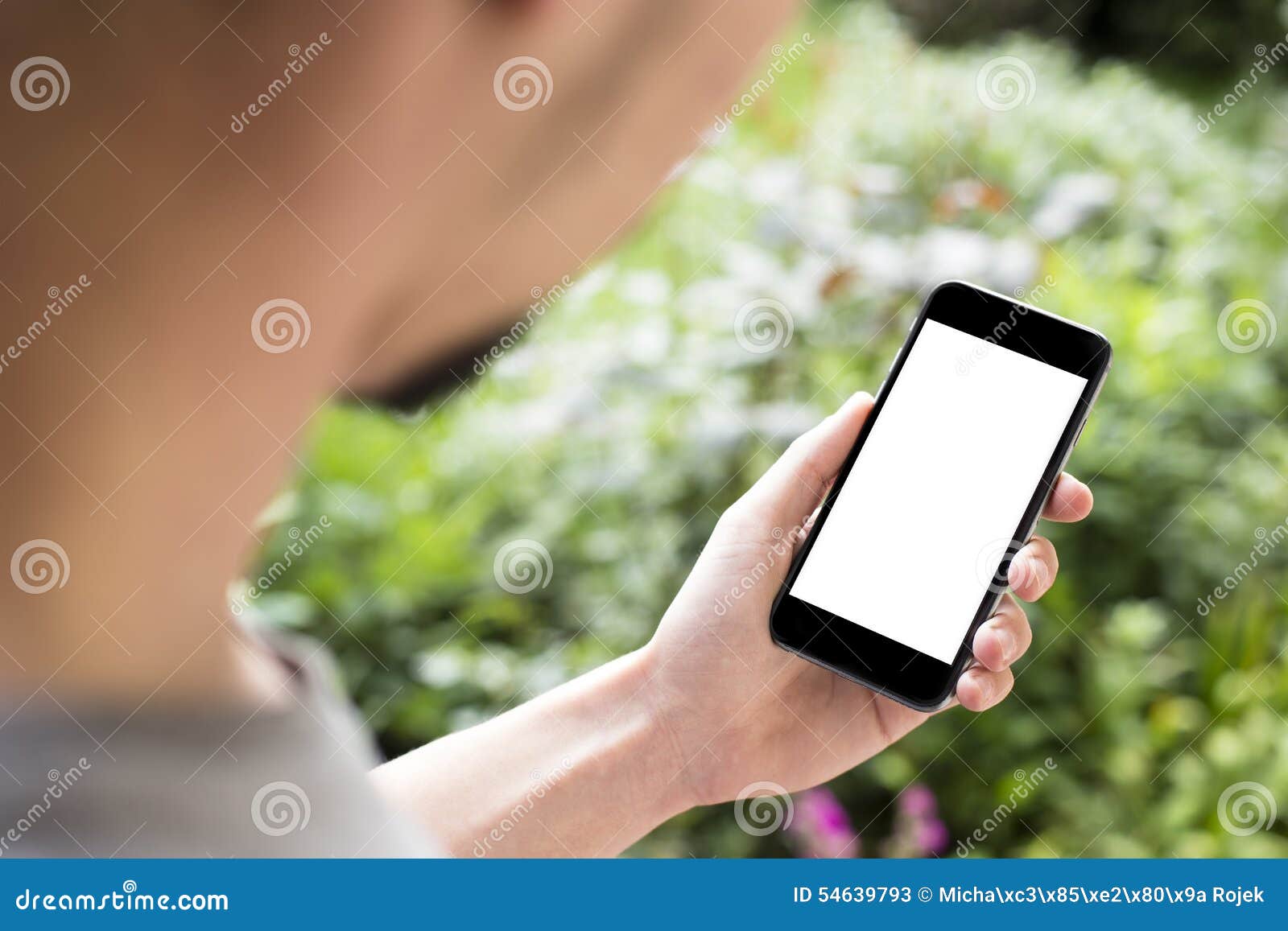 Man Using Mobile Smartphone. Stock Image - Image of modern, multimedia ...