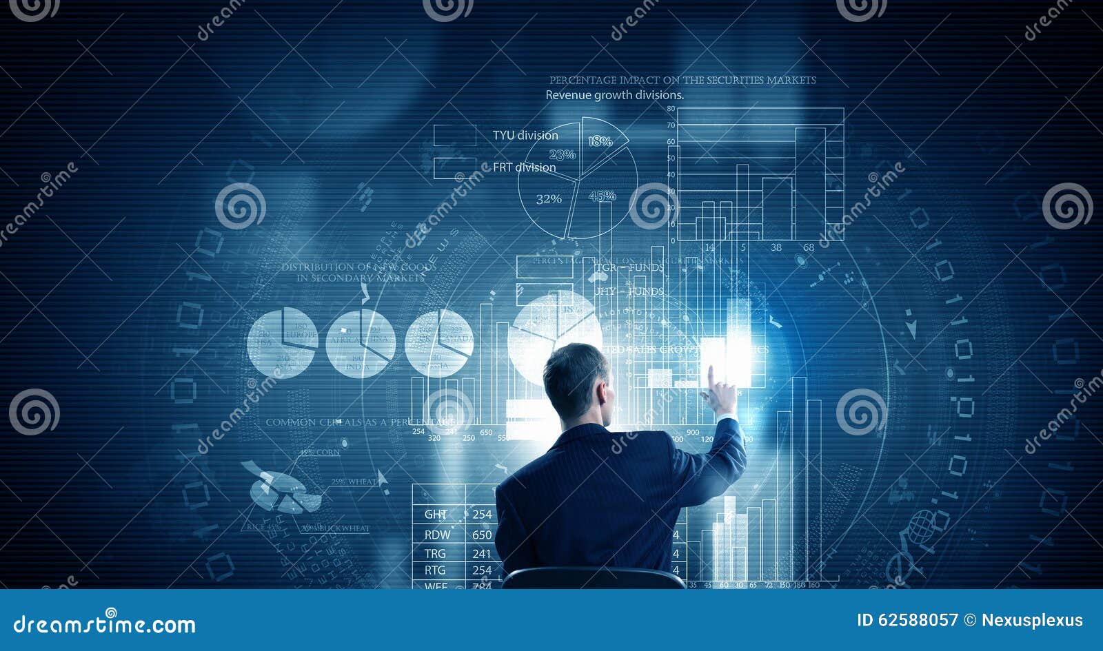 Man Using Modern Technologies Stock Image - Image of connection, finger ...