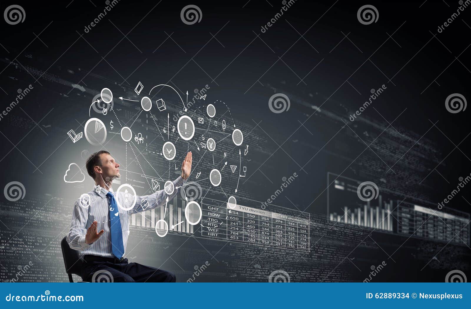Man Using Modern Technologies Stock Photo - Image of panel, modern ...