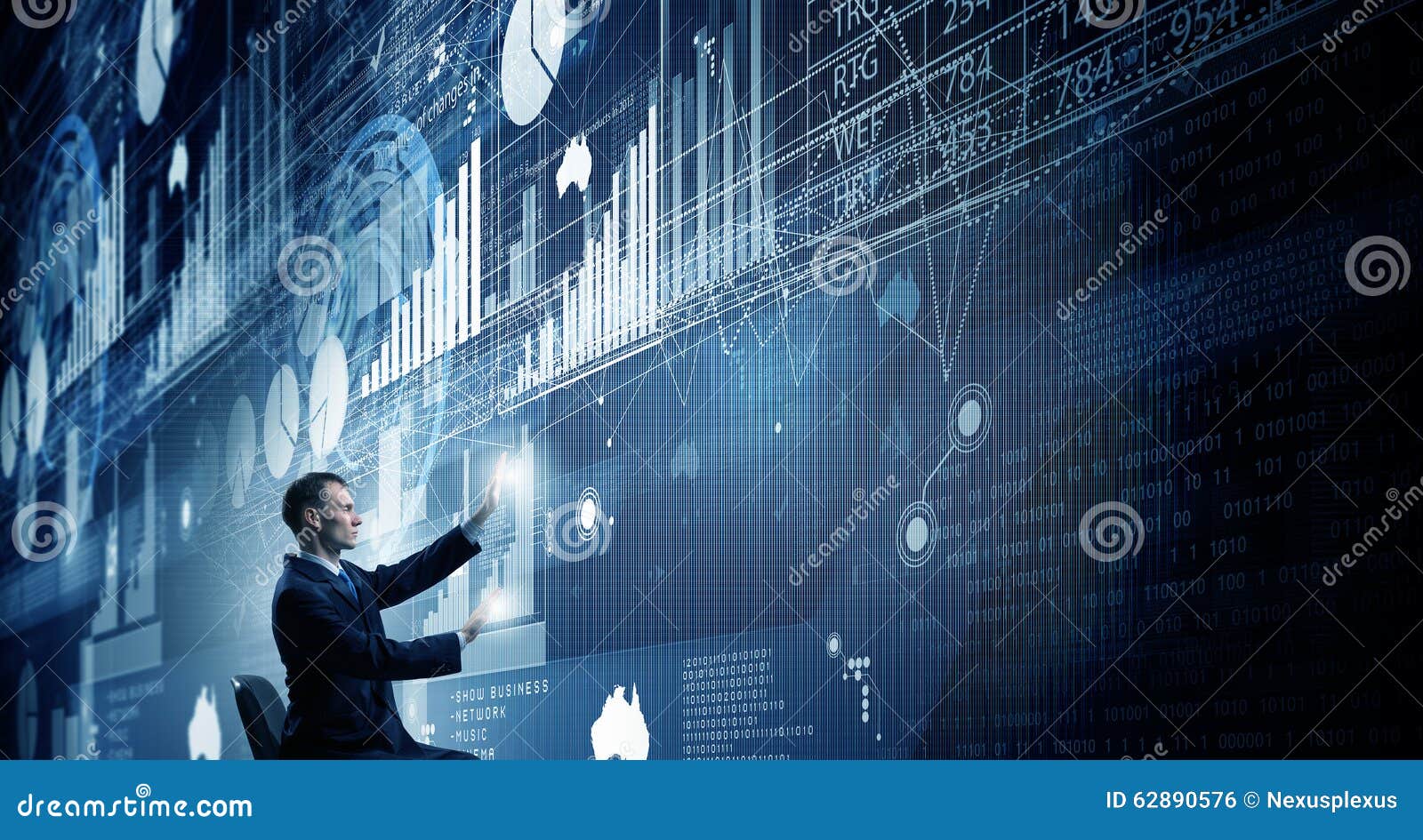 Man Using Modern Technologies Stock Photo - Image of businessman ...