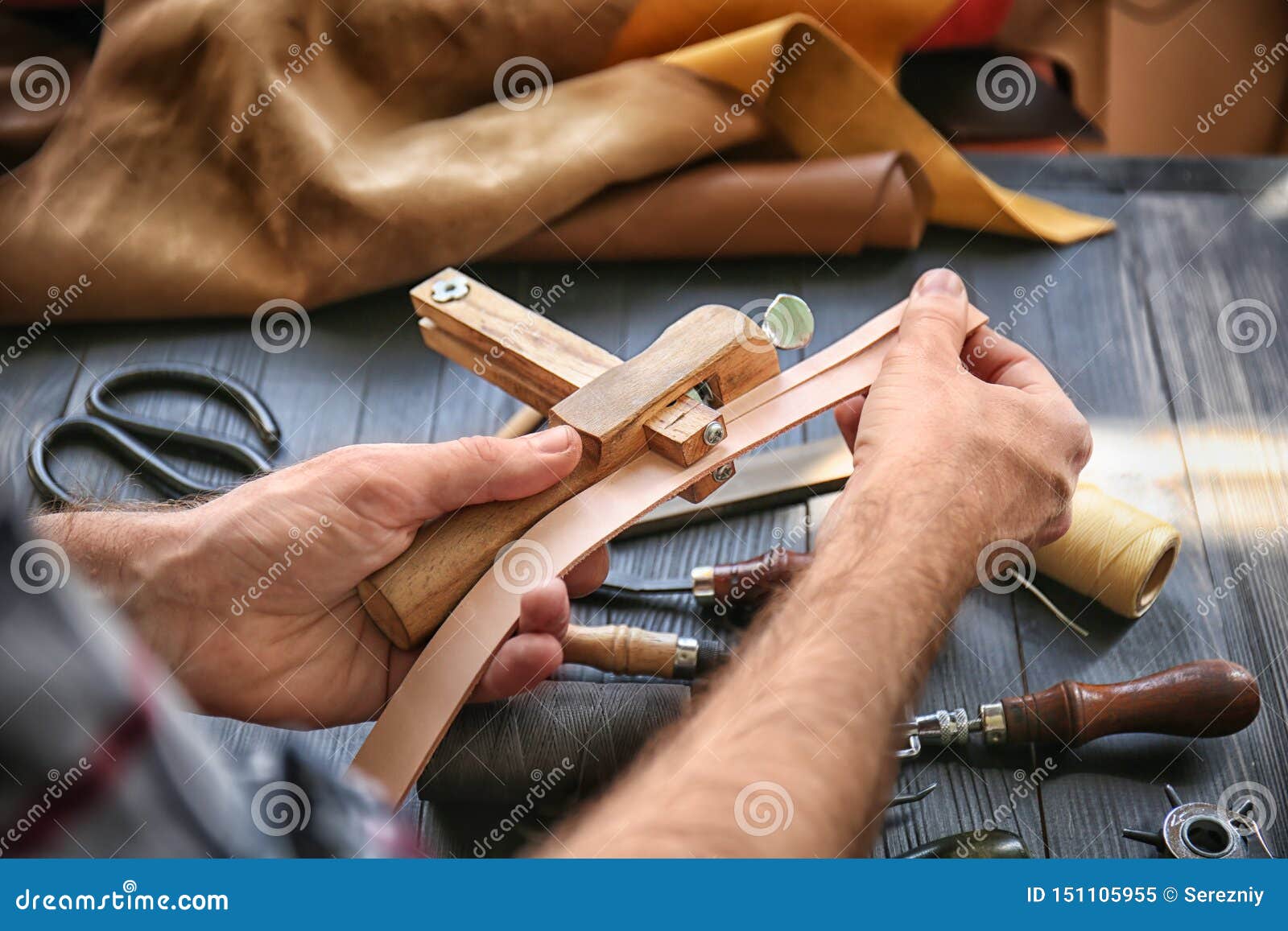 Leather Factory Machine In The Dharavi Slum Bombay Stock Photography ...