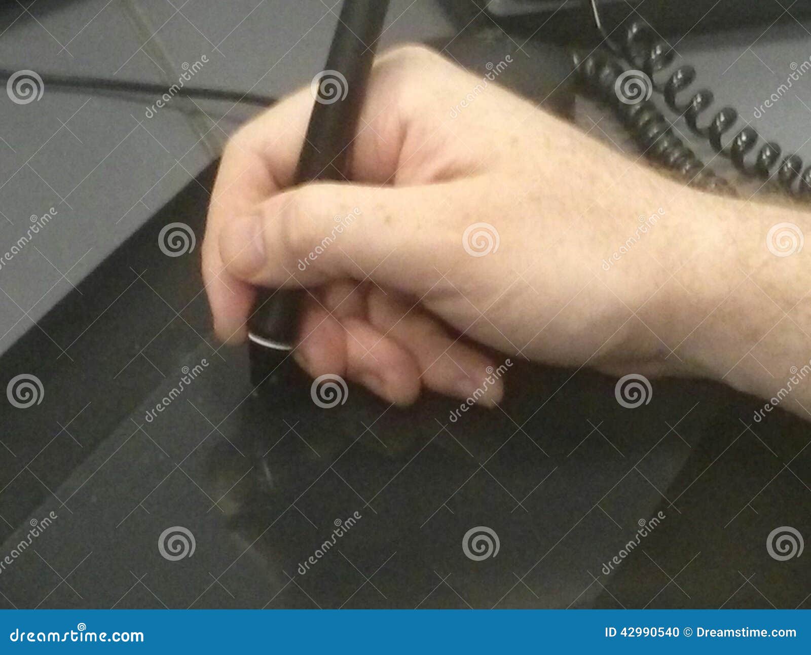 Man using stylus stock photo. Image of computer, office - 42990540