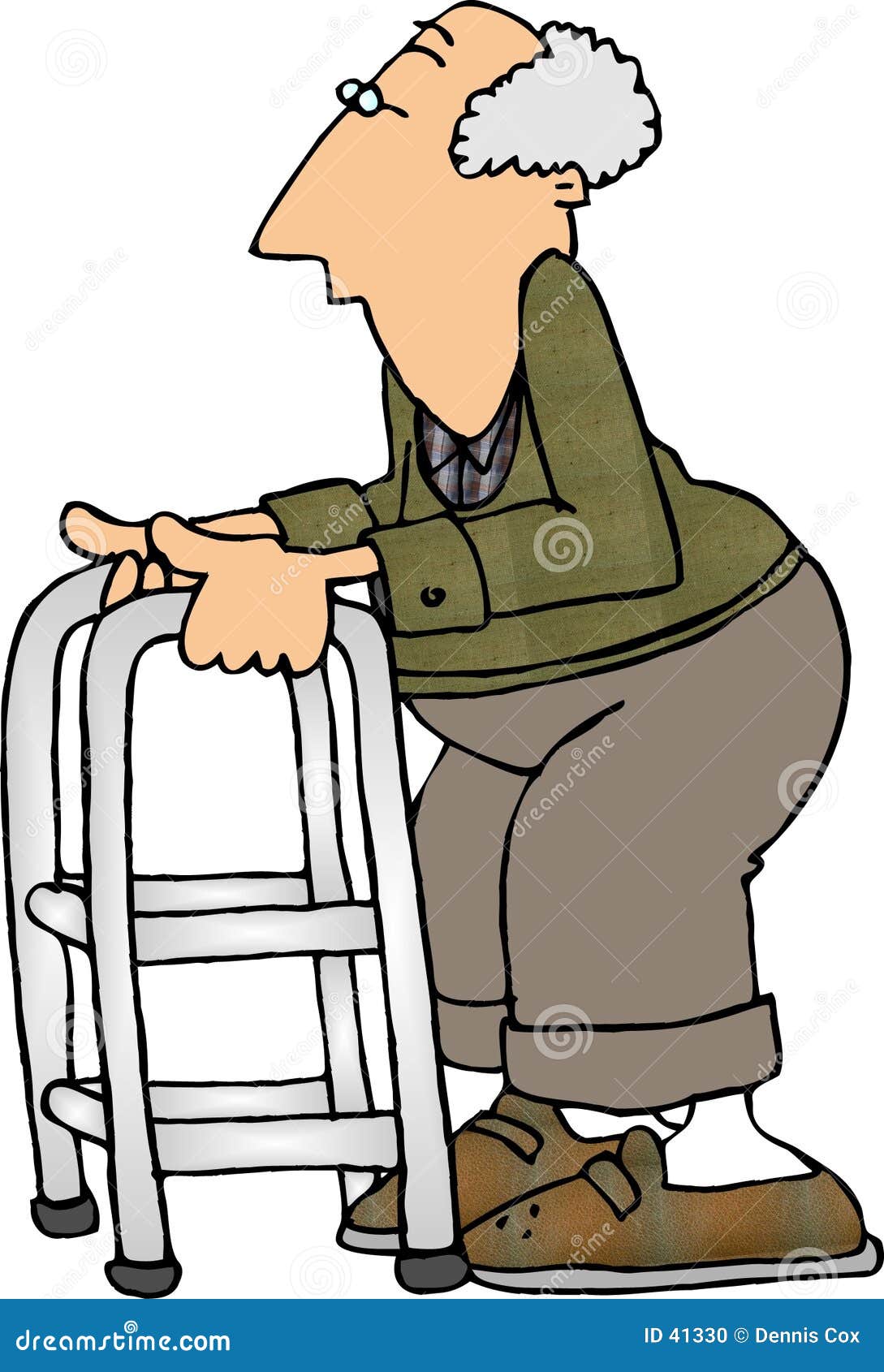 Cartoon walkers clipart