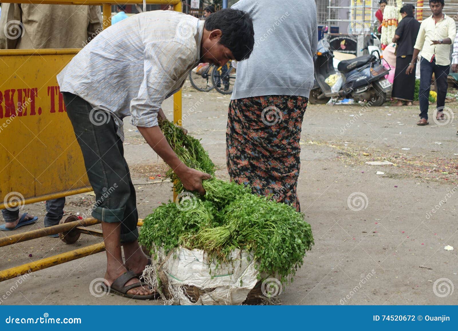 A Man and Vegetable in Bengaluru Bangalore, India Editorial Photography ...