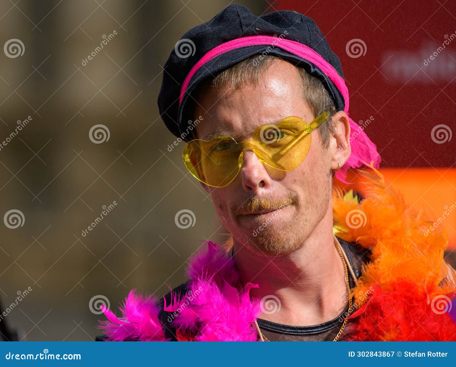 Man at the Vienna Pride on Wiener Ringstrasse Editorial Photography ...