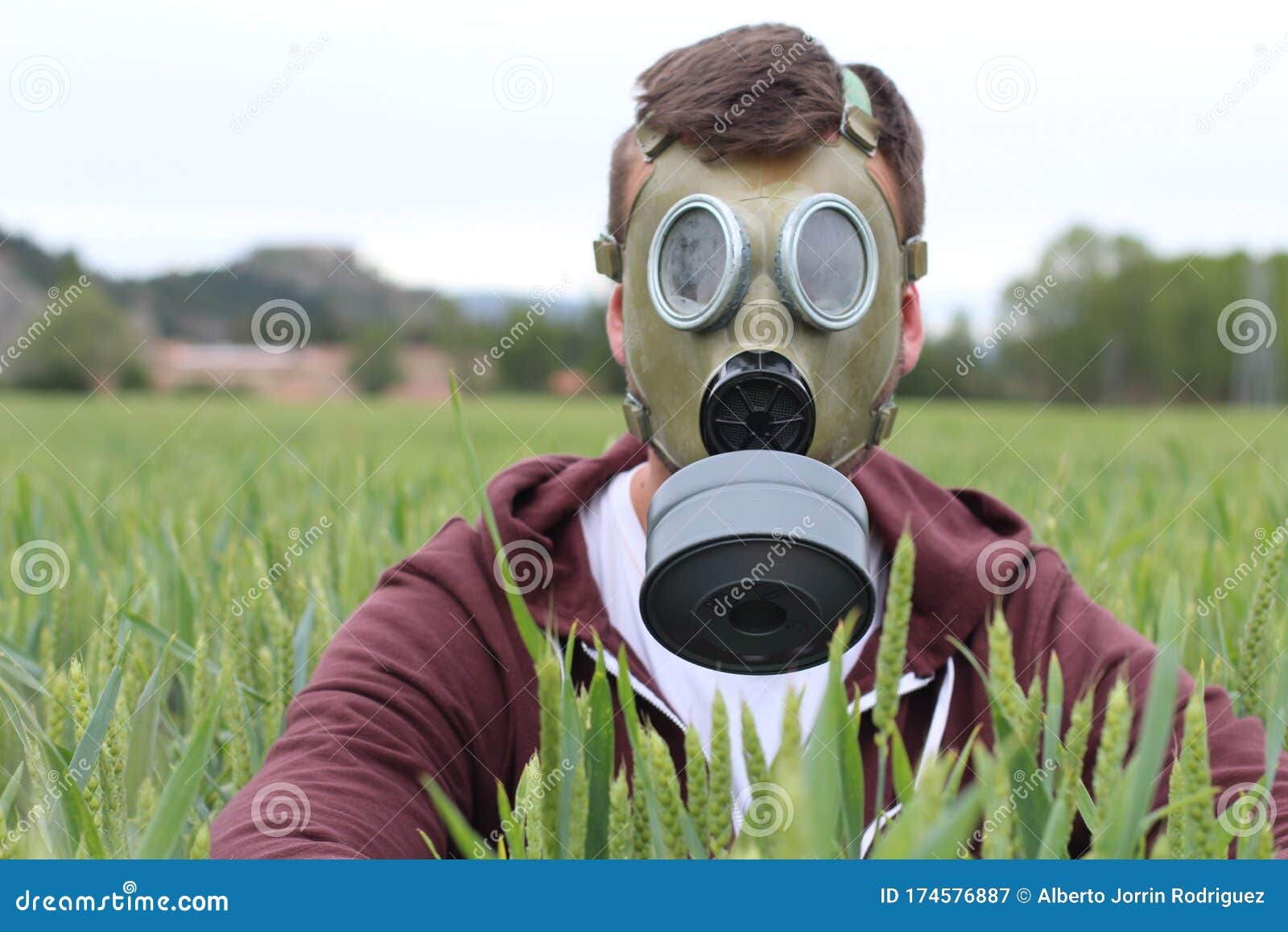Man during virus outbreak stock image. Image of china - 174576887