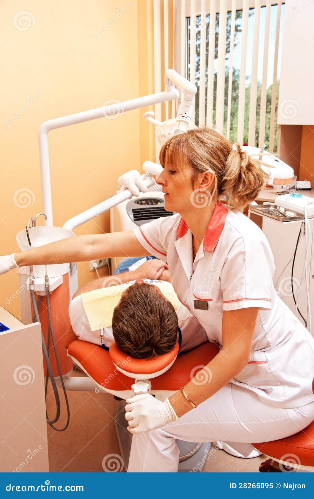 Man visiting dentist stock image. Image of open, caries - 28265095