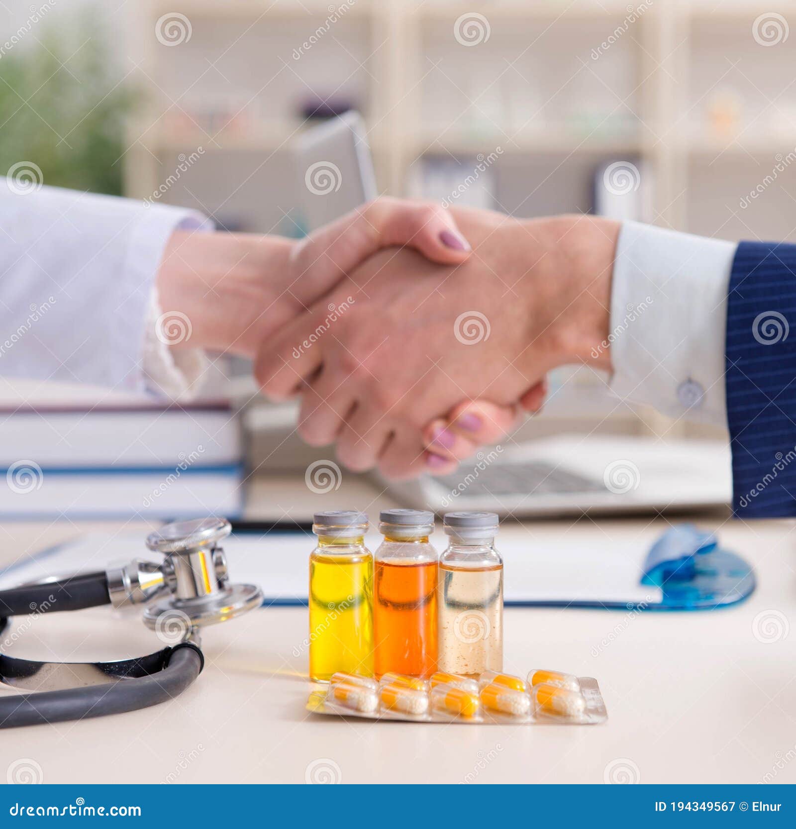 Man Visiting Doctor for Routine Check-up Stock Image - Image of ...