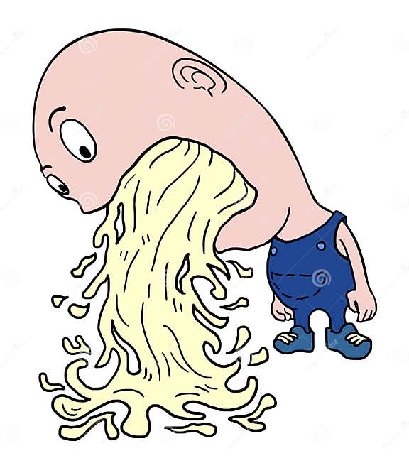 Man vomiting stock vector. Illustration of diarrhea, creative - 60996948