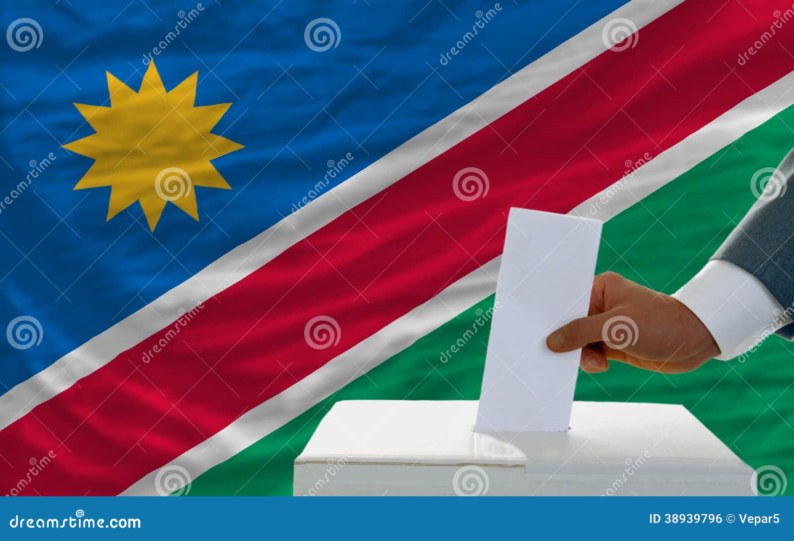 Man Voting on Elections in Namibia Stock Photo - Image of choice ...