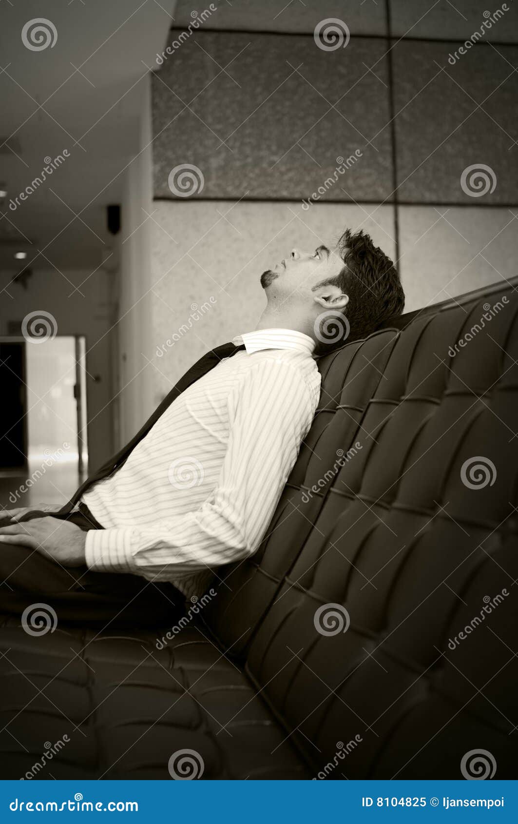 Man waiting stock image. Image of white, lifestyle, interview - 8104825