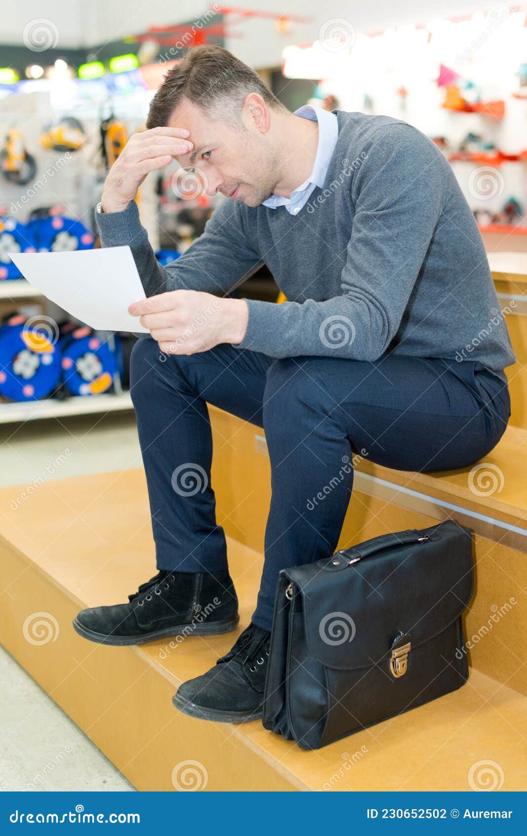 Man Waiting Bored and Frustrated Stock Photo - Image of stress, retail ...
