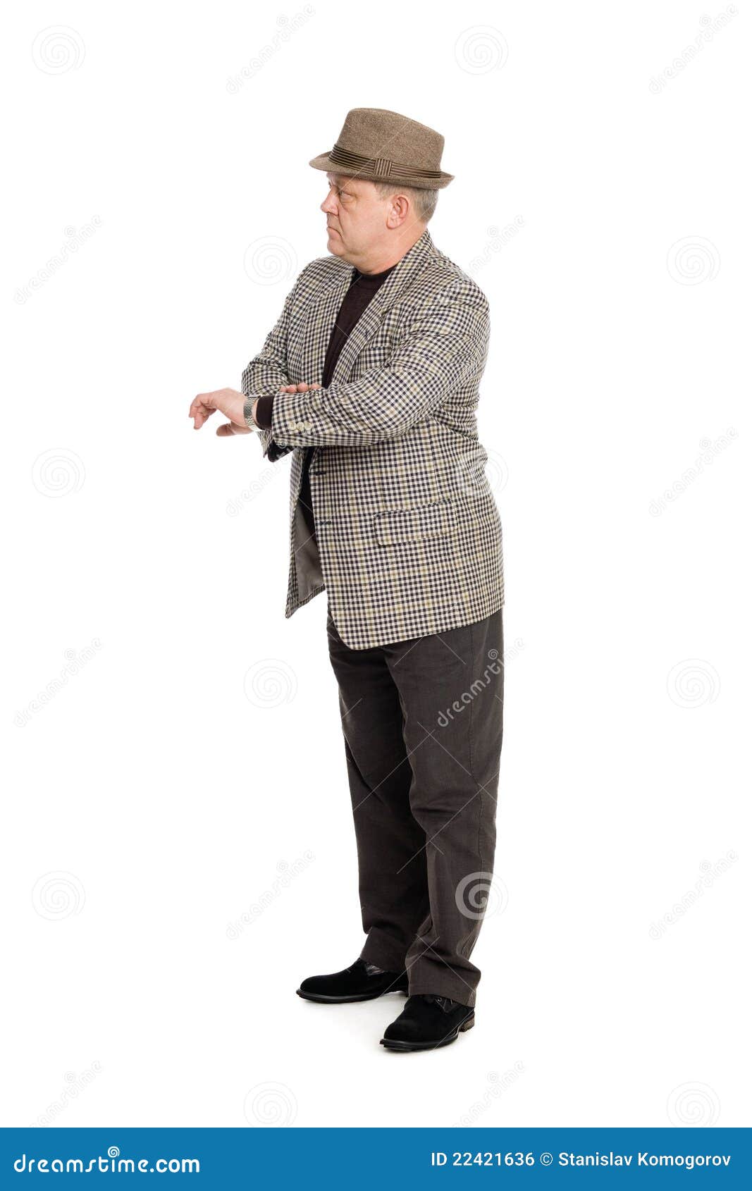 Man waiting for someone. stock photo. Image of background - 22421636