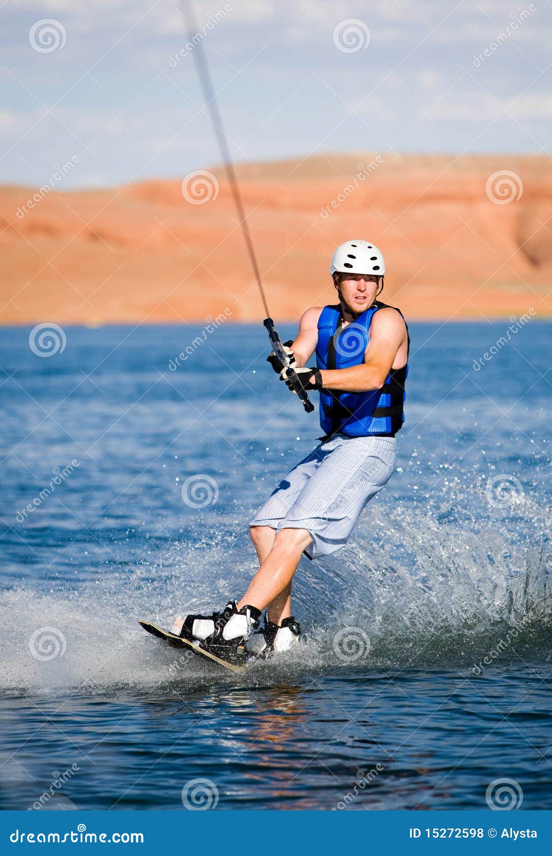 Man Wakeboarding at Lake Powell 11 Stock Photo - Image of boating, boat ...