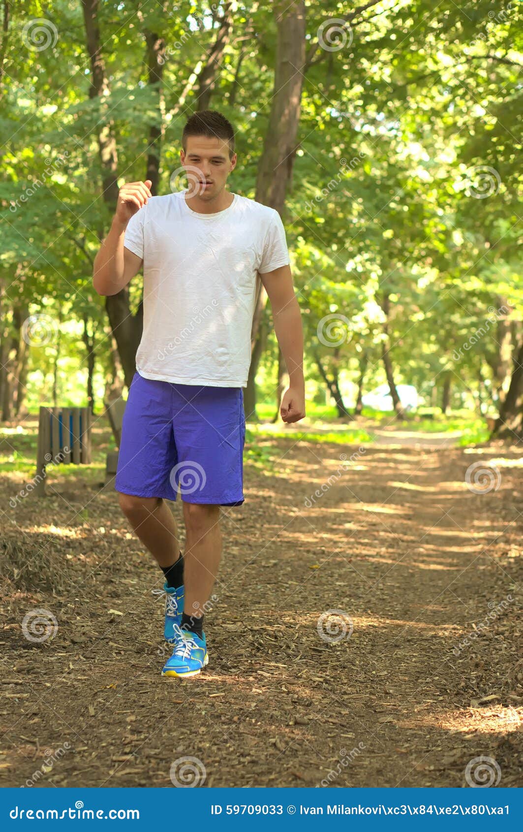 Man walk on path stock image. Image of couple, health - 59709033