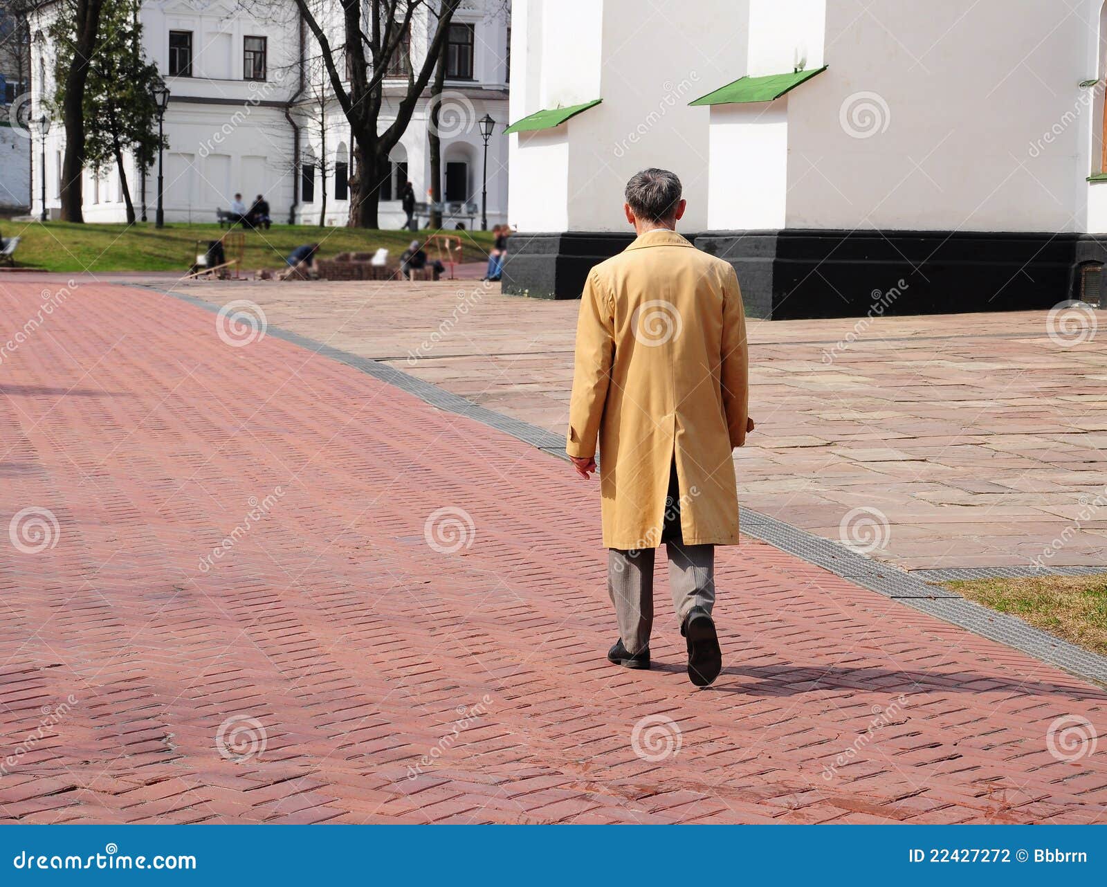 Man walking stock photo. Image of renaissance, park, heritage - 22427272