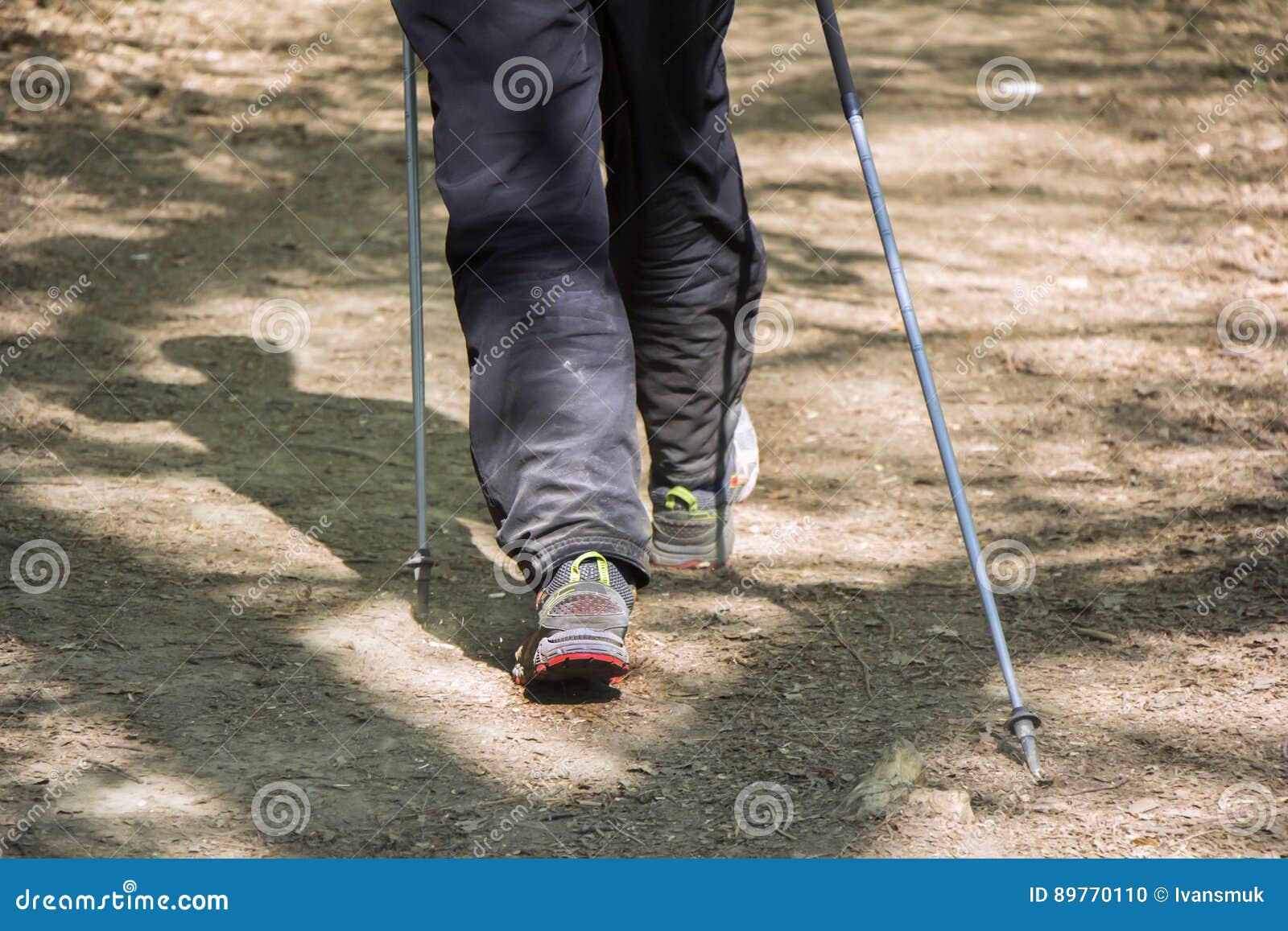 Man walking cross country stock photo. Image of jogger - 89770110