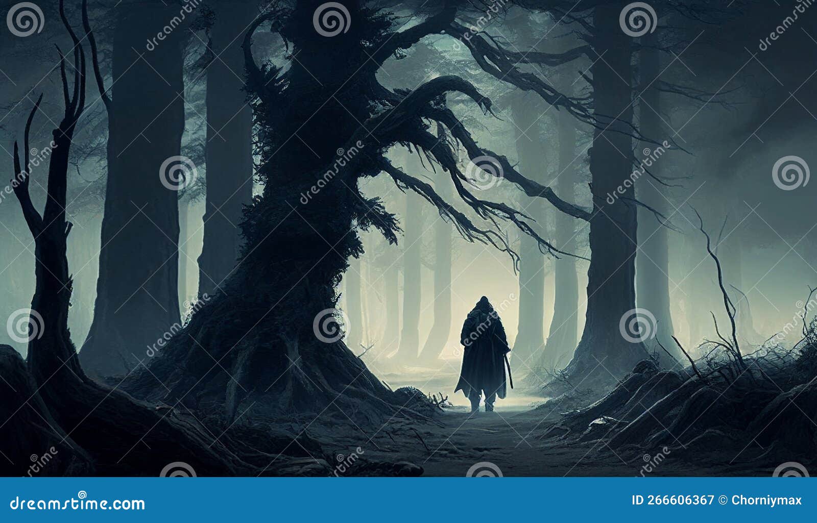 Fantasy Horror Figure Royalty-Free Illustration | CartoonDealer.com ...