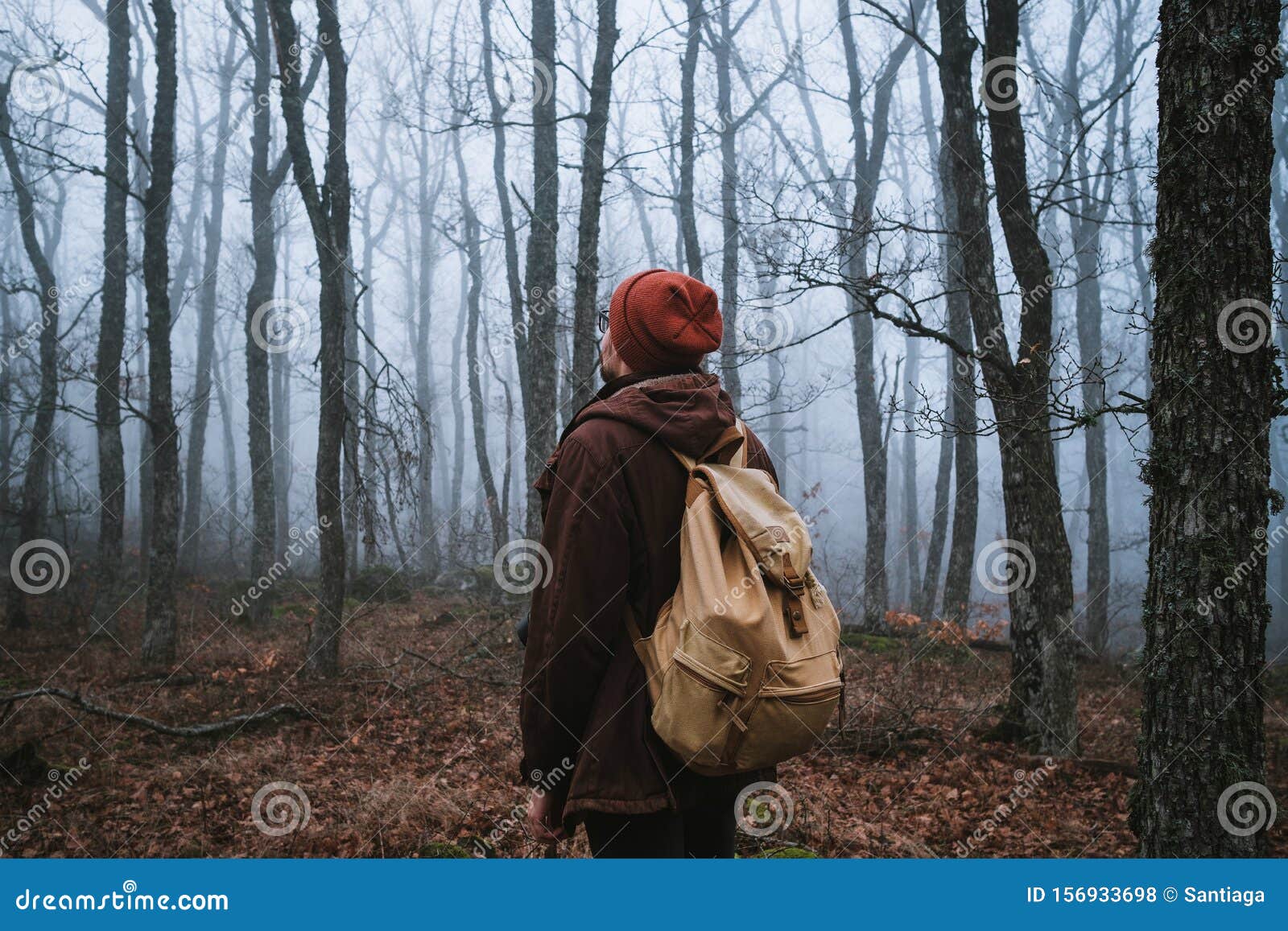 Man Walking on a Dark Path through a Spooky Forest Stock Photo - Image ... Man Walking on a Dark Path through a Spooky Forest Stock Photo - Image ...