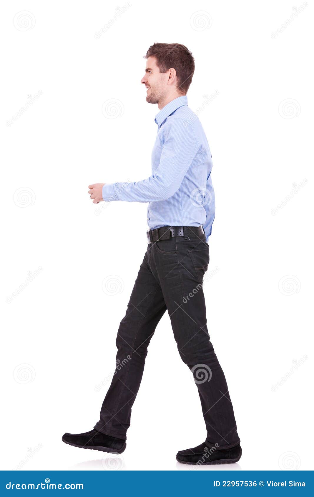 Man walking forward stock photo. Image of relax, peaceful - 22957536