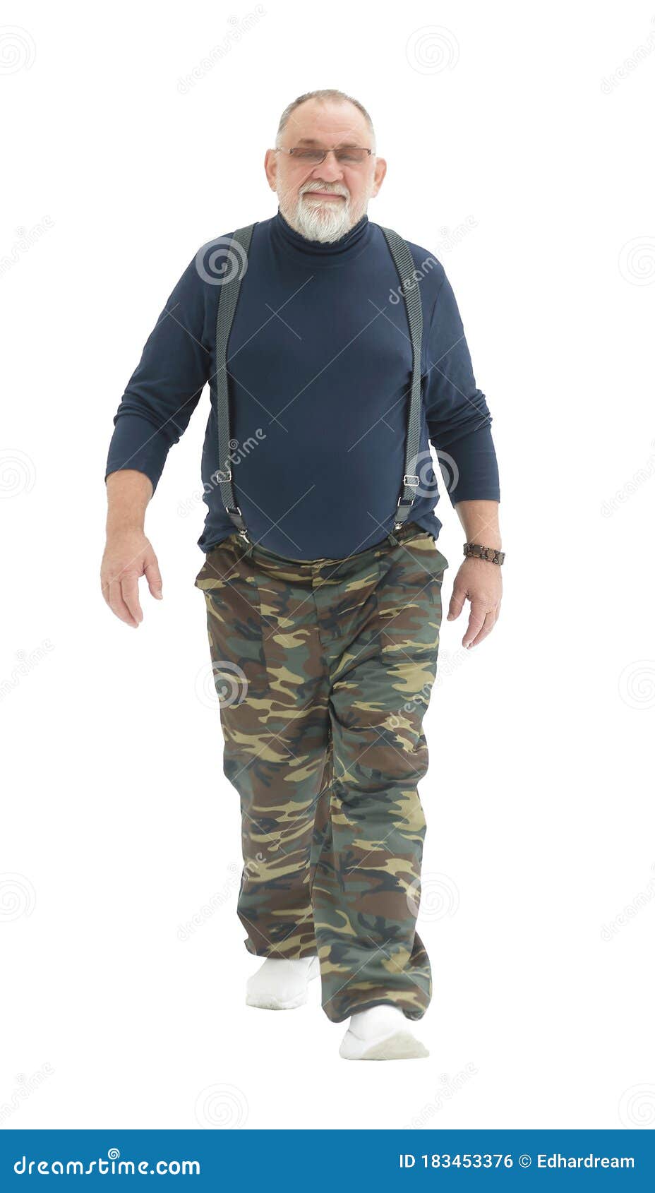 Man Walking - Isolated Over a White Background Stock Photo - Image of ...