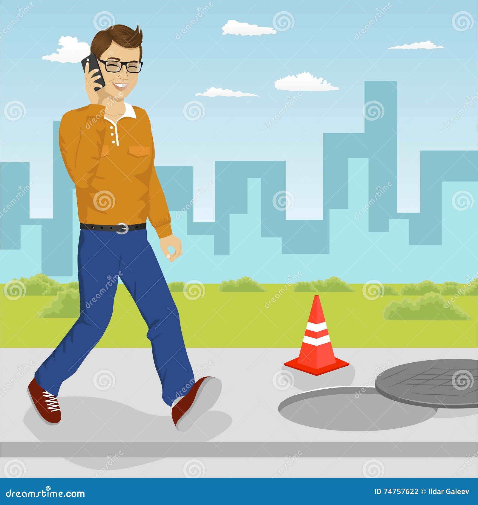 Open Manhole Stock Photo | CartoonDealer.com #78888012