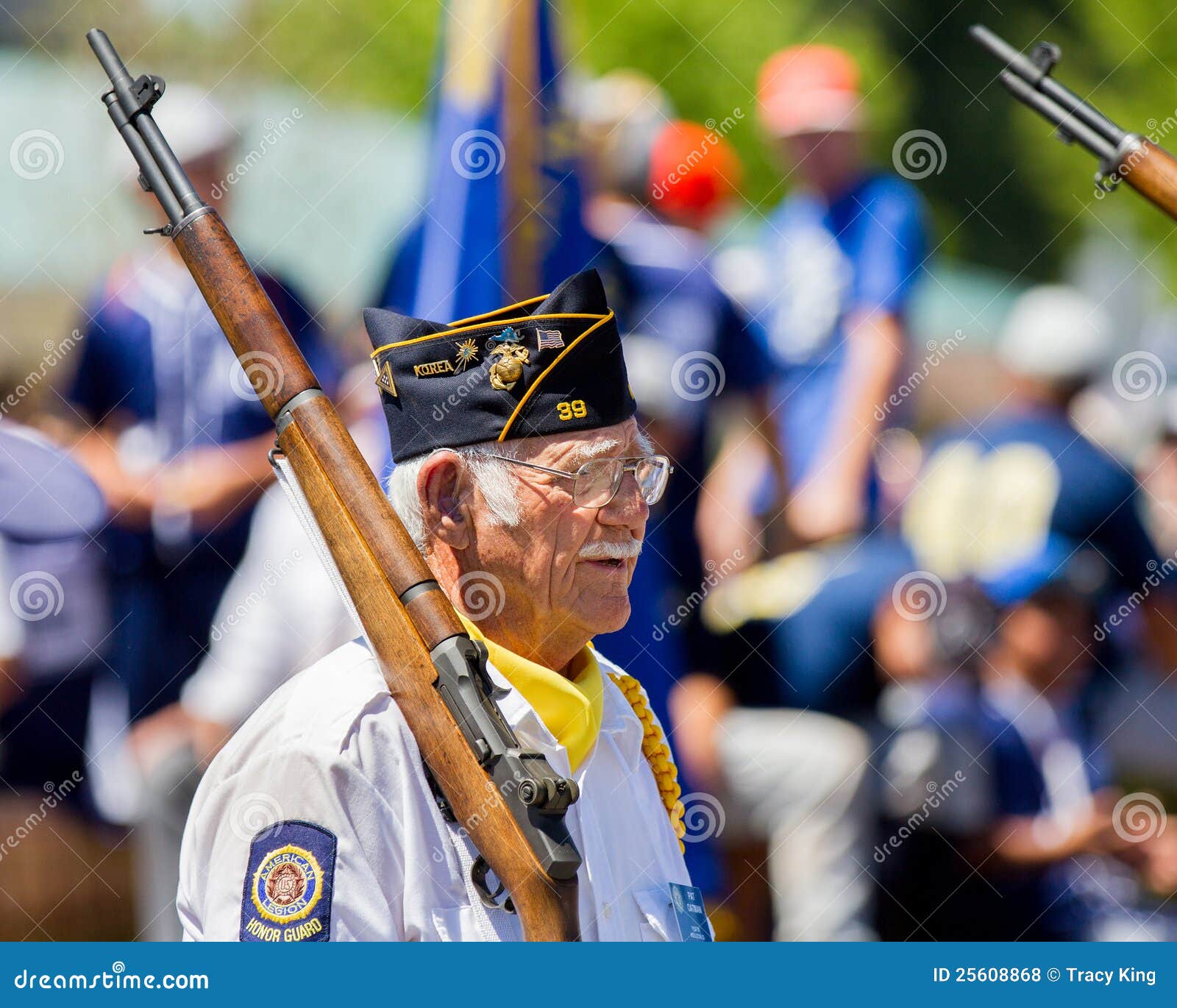 Man Walking during a Parade Holding His Gun Editorial Stock Photo ...