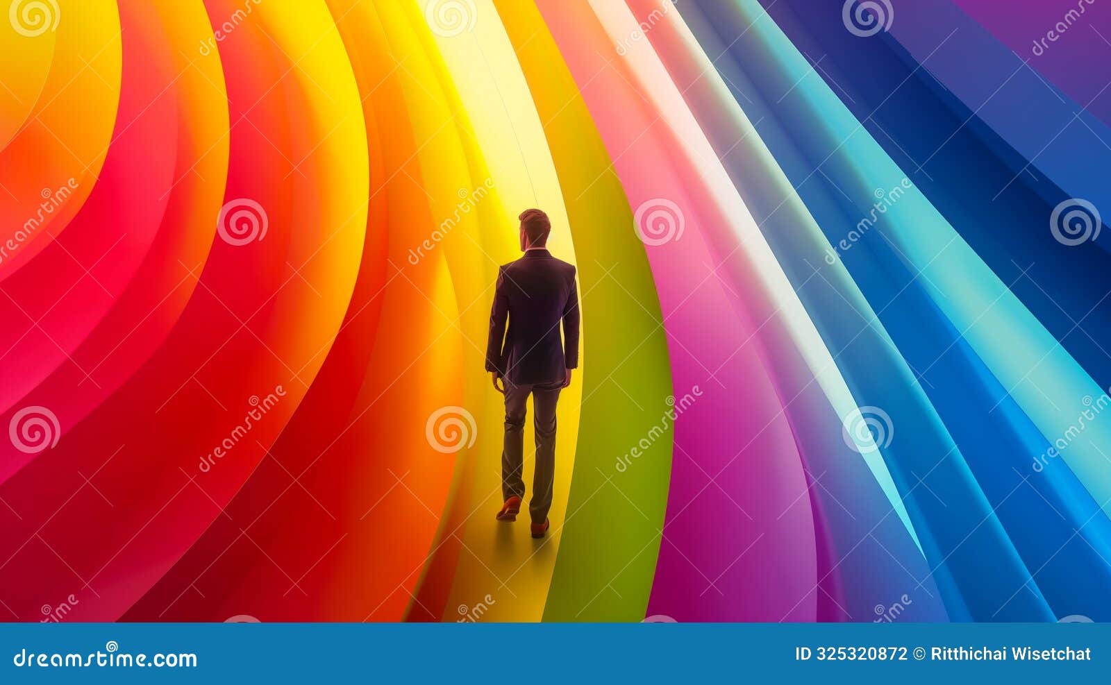 Radiant Spectrum: Elevating UX Landing Experiences. AI Generate Stock ... Radiant Spectrum: Elevating UX Landing Experiences. AI Generate Stock ...