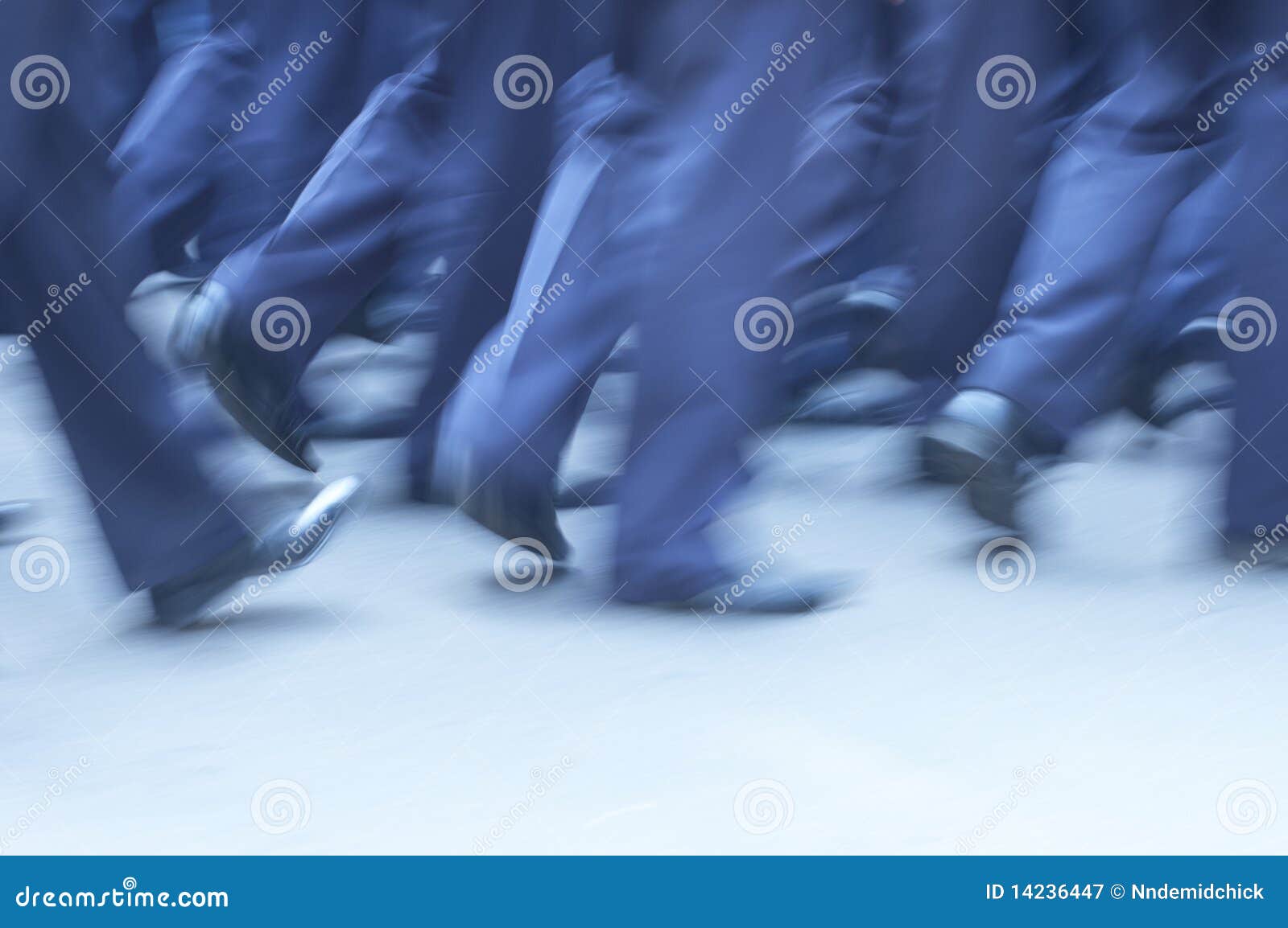 Man Walking Throught Street Stock Image - Image of angle, person: 14236447