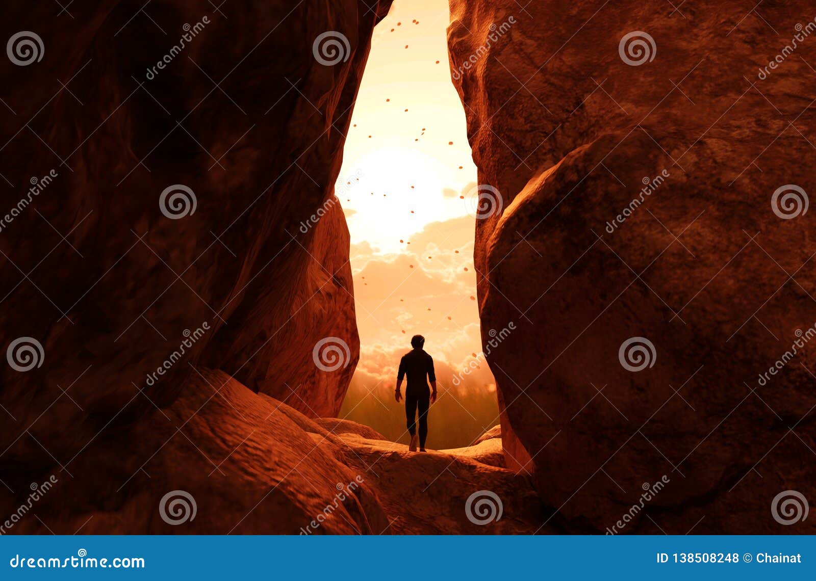 An Exit Of A Cave Royalty-Free Stock Photo | CartoonDealer.com #350191887