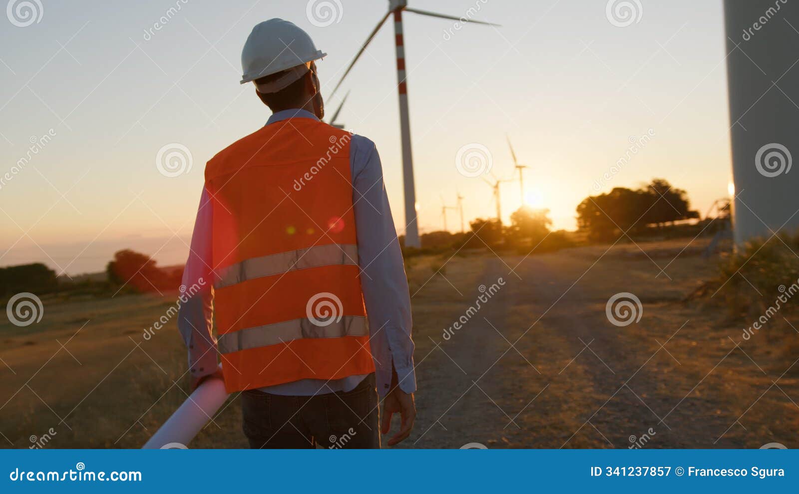 Man Walking To Work with a Ground Map Stock Image - Image of ...