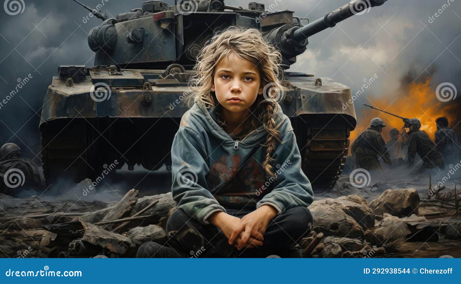 Man at War stock illustration. Illustration of military - 292938544