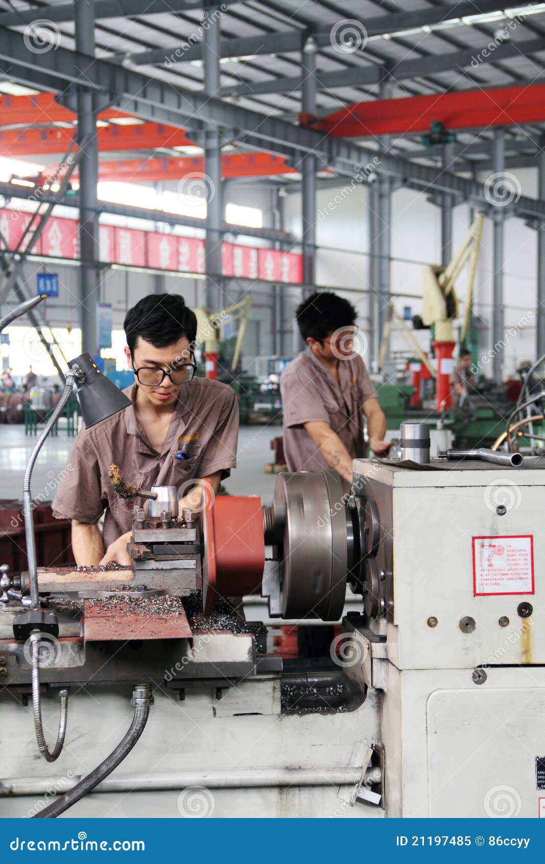 Man was working in factory editorial image. Image of factories - 21197485