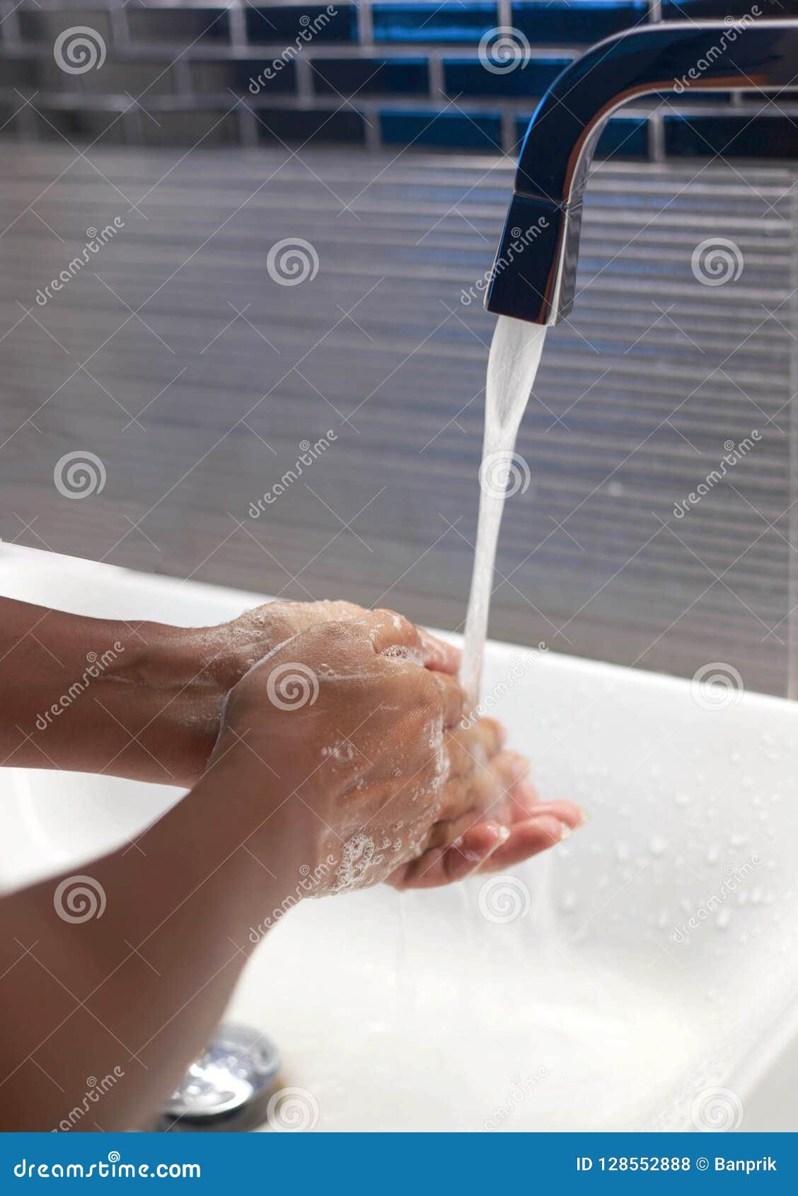 Do Not Wash Hands With Solvents Sign. Vector Illustration. Warning ...