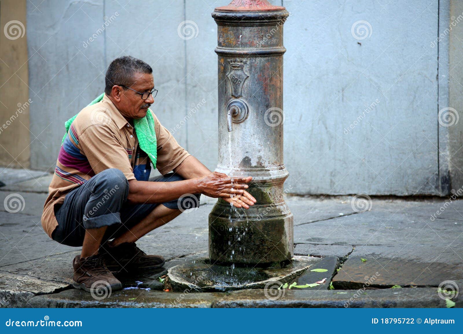 Man Washing Hands - Rome Italy Editorial Photography - Image of people ...