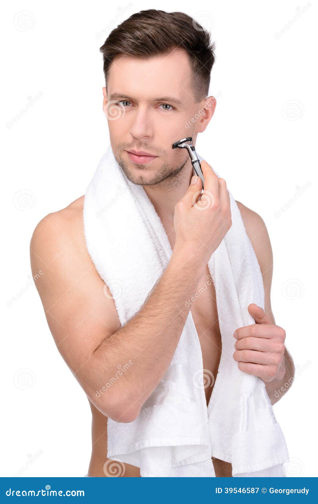 Man Washing stock image. Image of hygiene, caucasian - 39546587