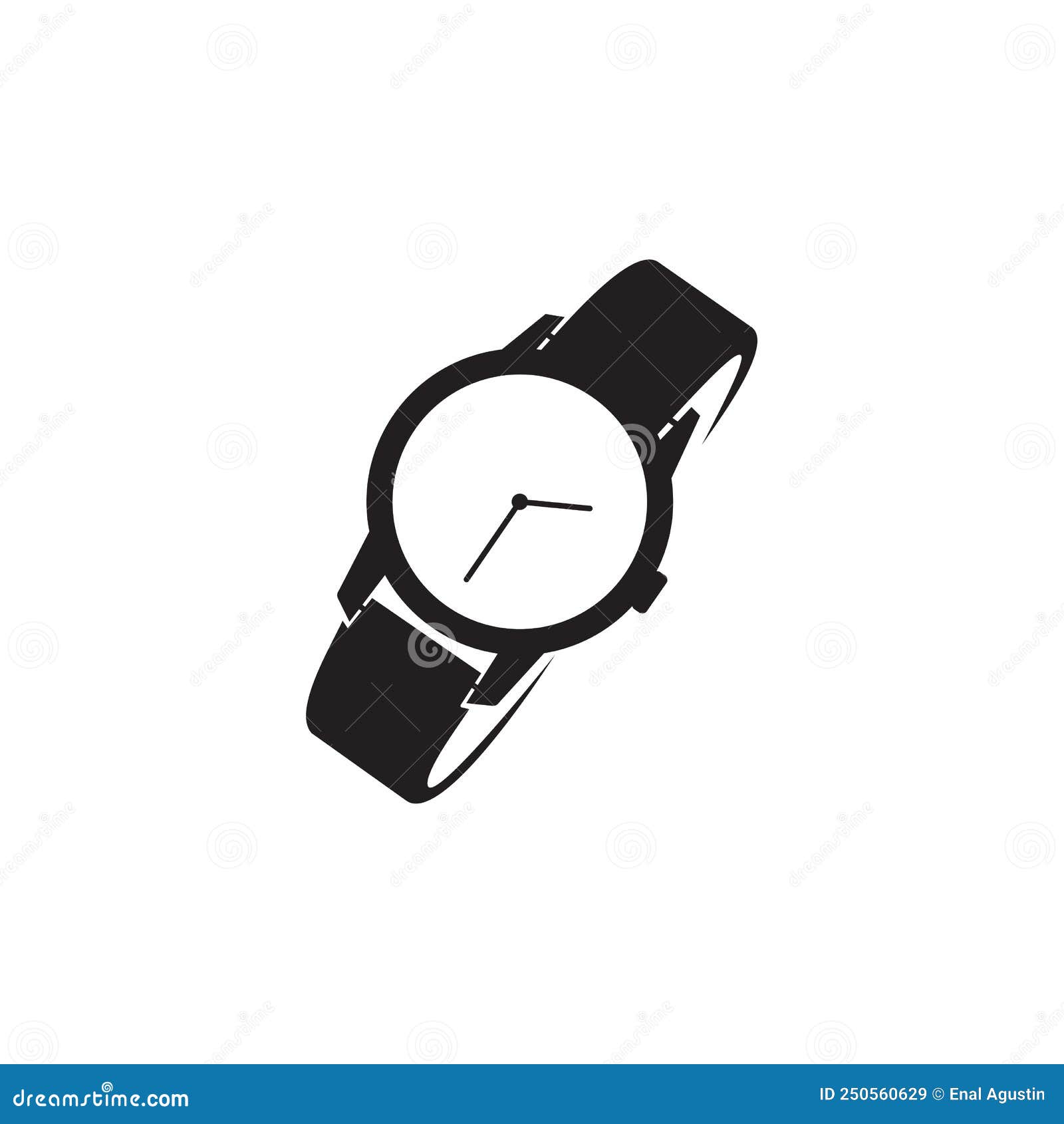 Man Watch Clock Logo Design Stock Vector - Illustration of jewelry ...