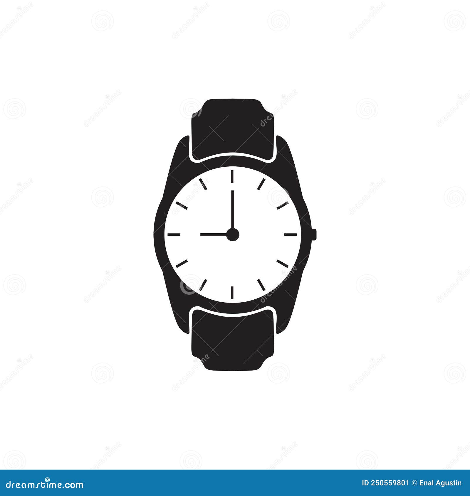 Man Watch Symbol Icon Logo Design Stock Vector - Illustration of ...