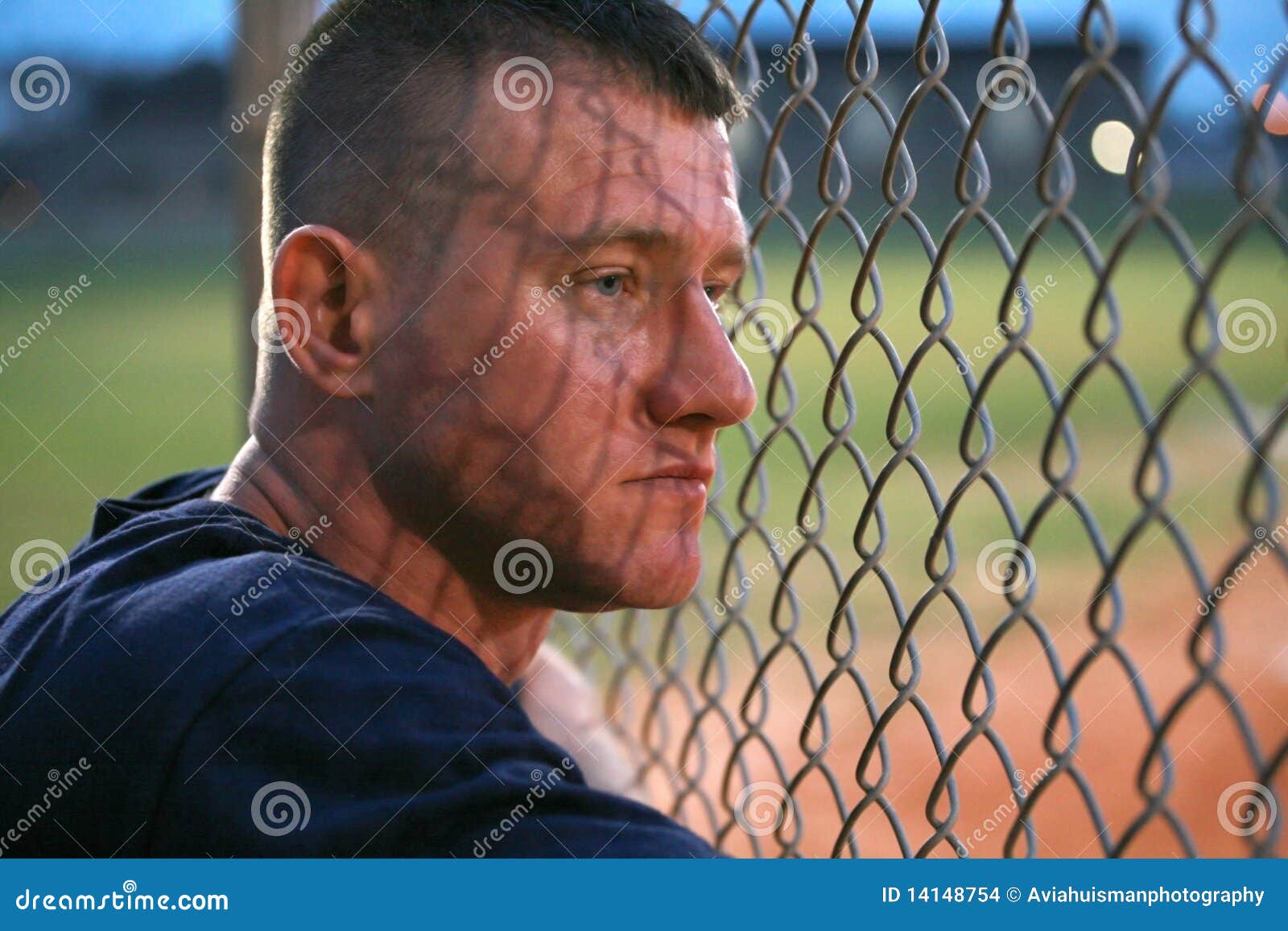Man Watching Sports stock photo. Image of looking, mature - 14148754
