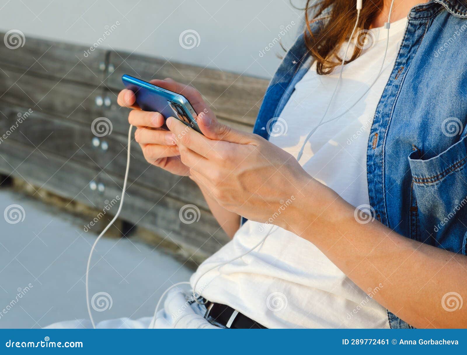 Man Watching Video on His Phone Stock Image - Image of lifestyle ...