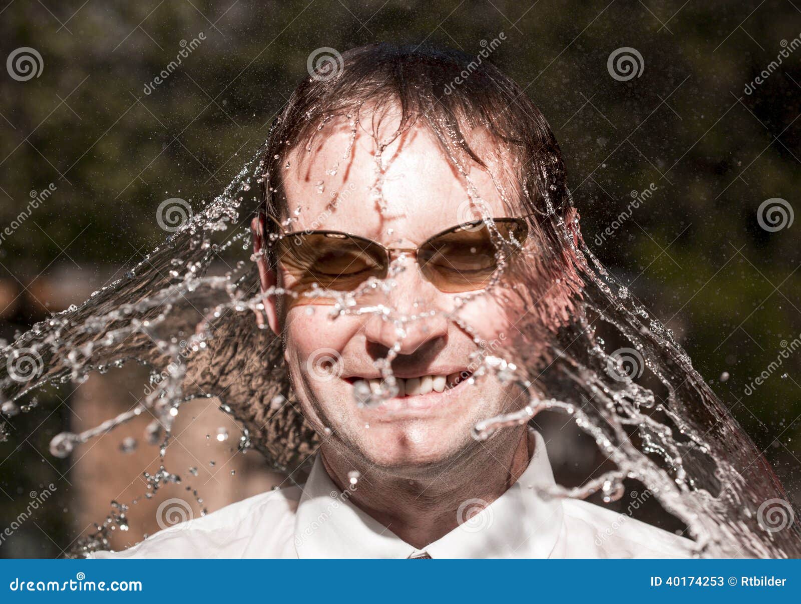Man And Water Stock Image Image Of Cute Activity Adult 40174253