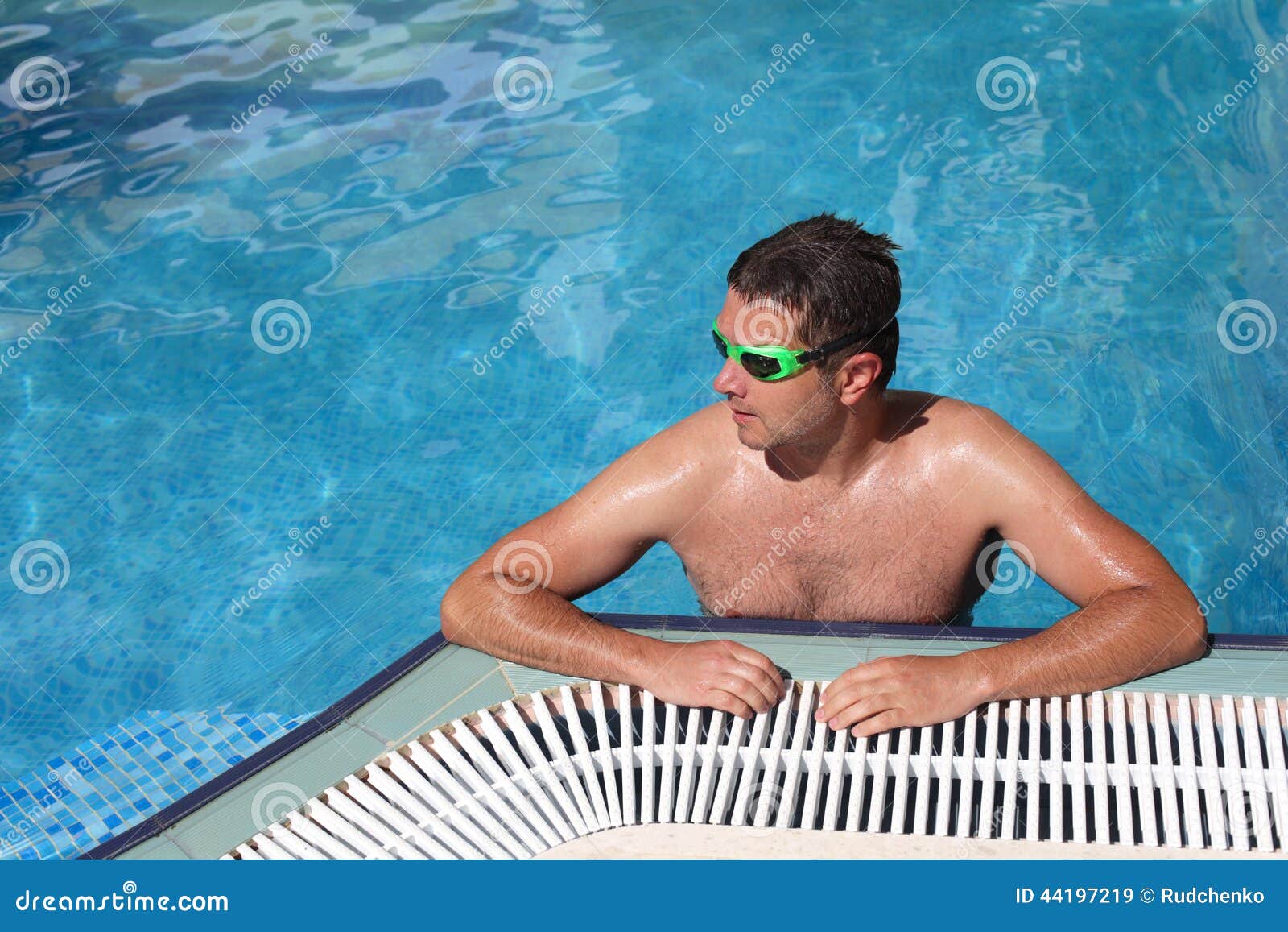Man in water swimming pool stock image. Image of sport - 44197219