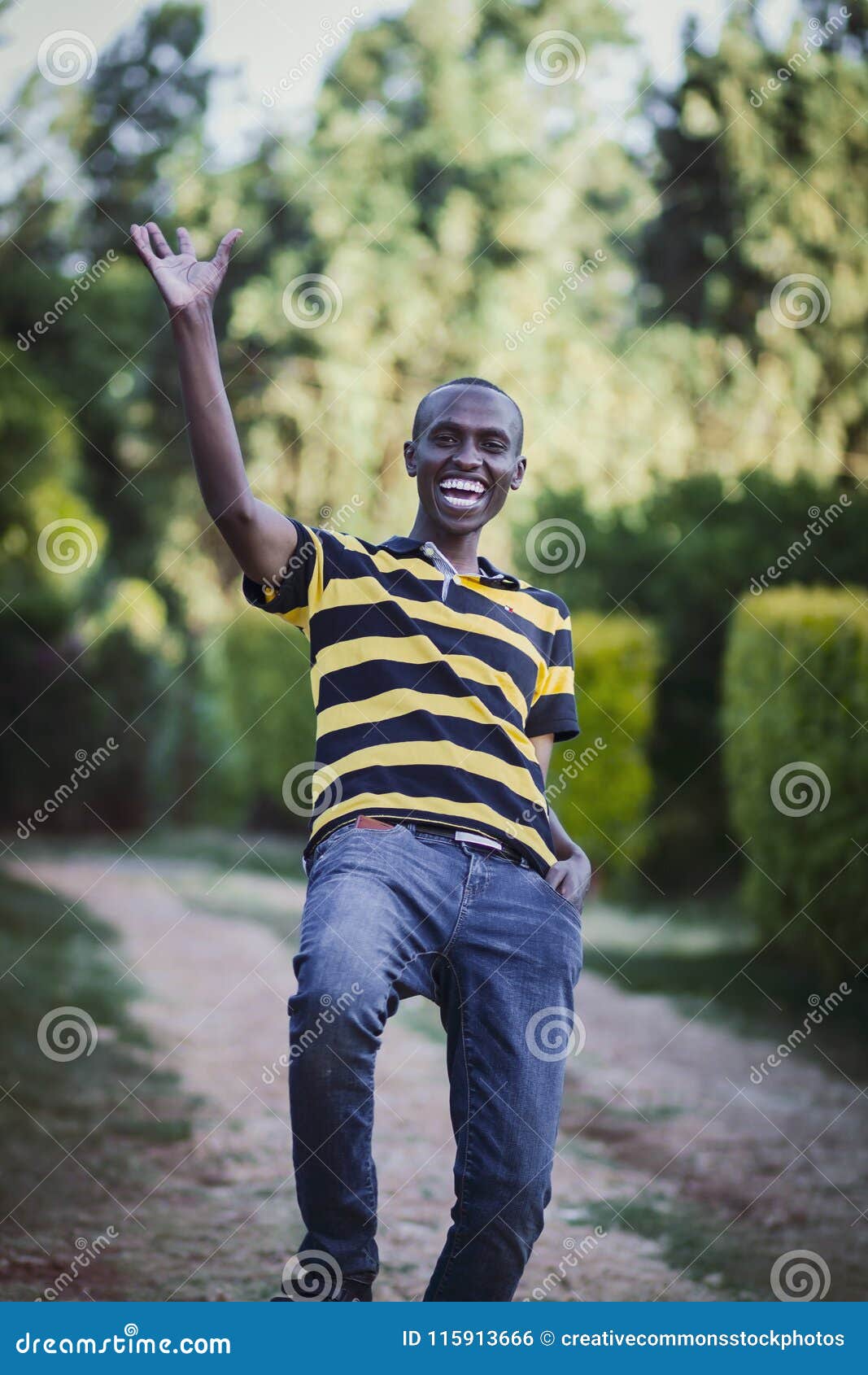 Man Waving Picture. Image: 115913666