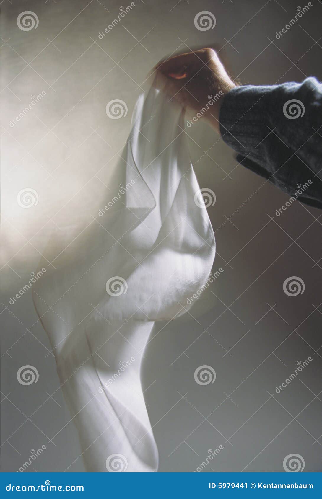 Man waving surrender flag stock image. Image of surrendering - 5979441