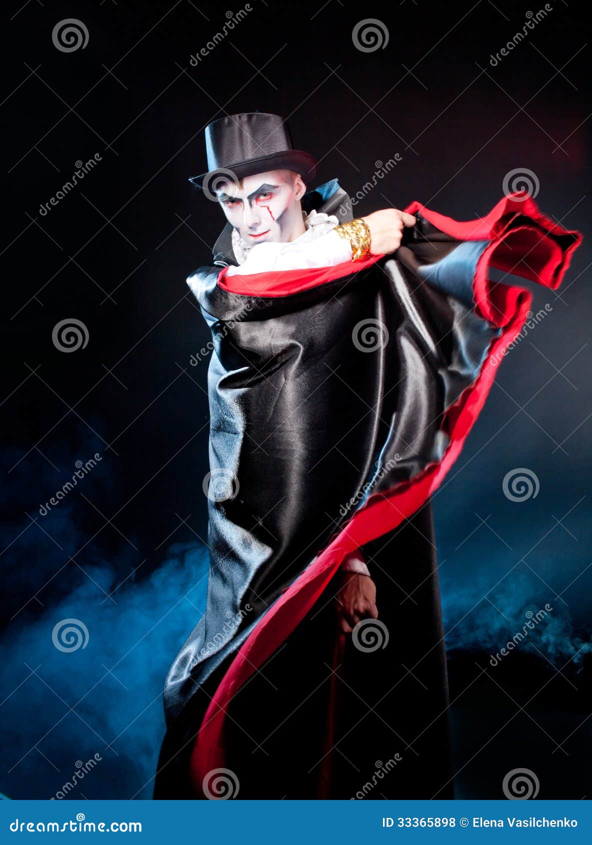 Vampire Halloween Concept. Happy Halloween. Devil Vampire Man ...