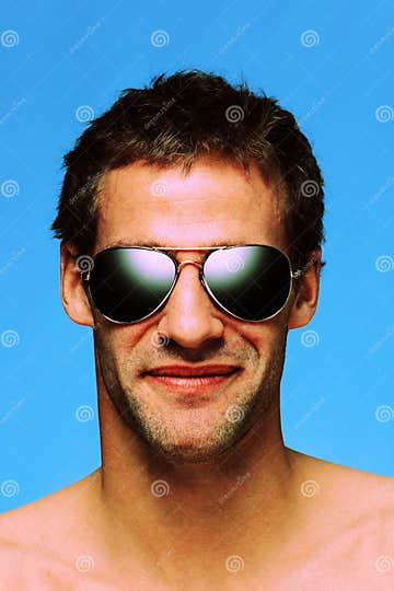 Man Wearing Aviator Sunglasses Stock Image - Image of style, summer ...