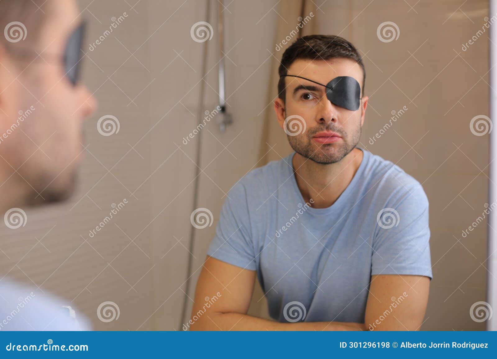 Man Wearing An Eyepatch Stock Photography | CartoonDealer.com #18258938